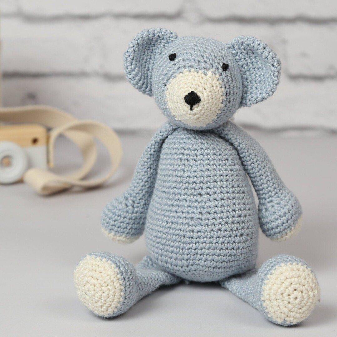 Teddy Bear Crochet Kit. Easy Amigurumi Kit to Make a Teddy. Easy ...