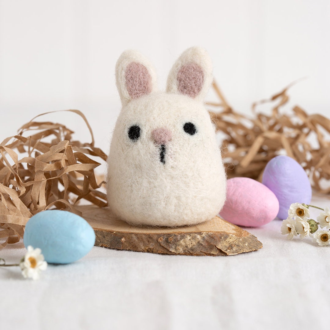 My Pocket Bunny Rabbit Needle Felting Kit | Easy Rabbit Needle Felting ...