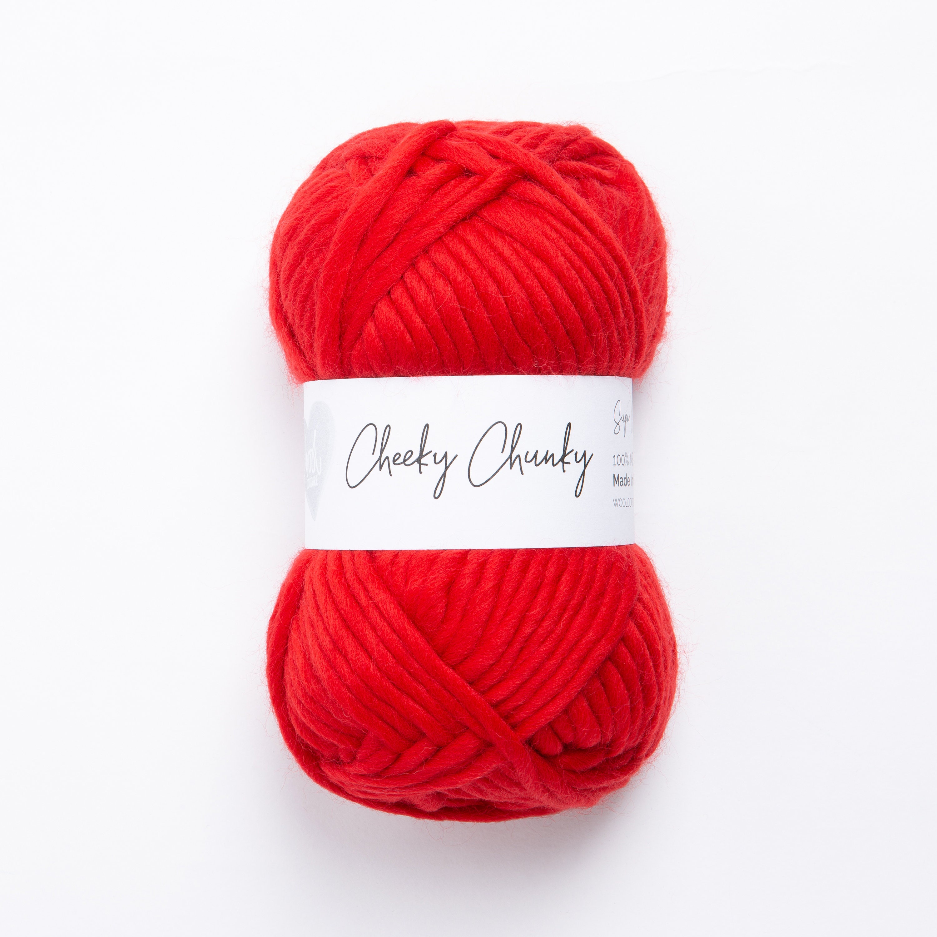 Red Super Chunky Yarn. Cheeky Chunky Yarn by Wool Couture. - Etsy UK