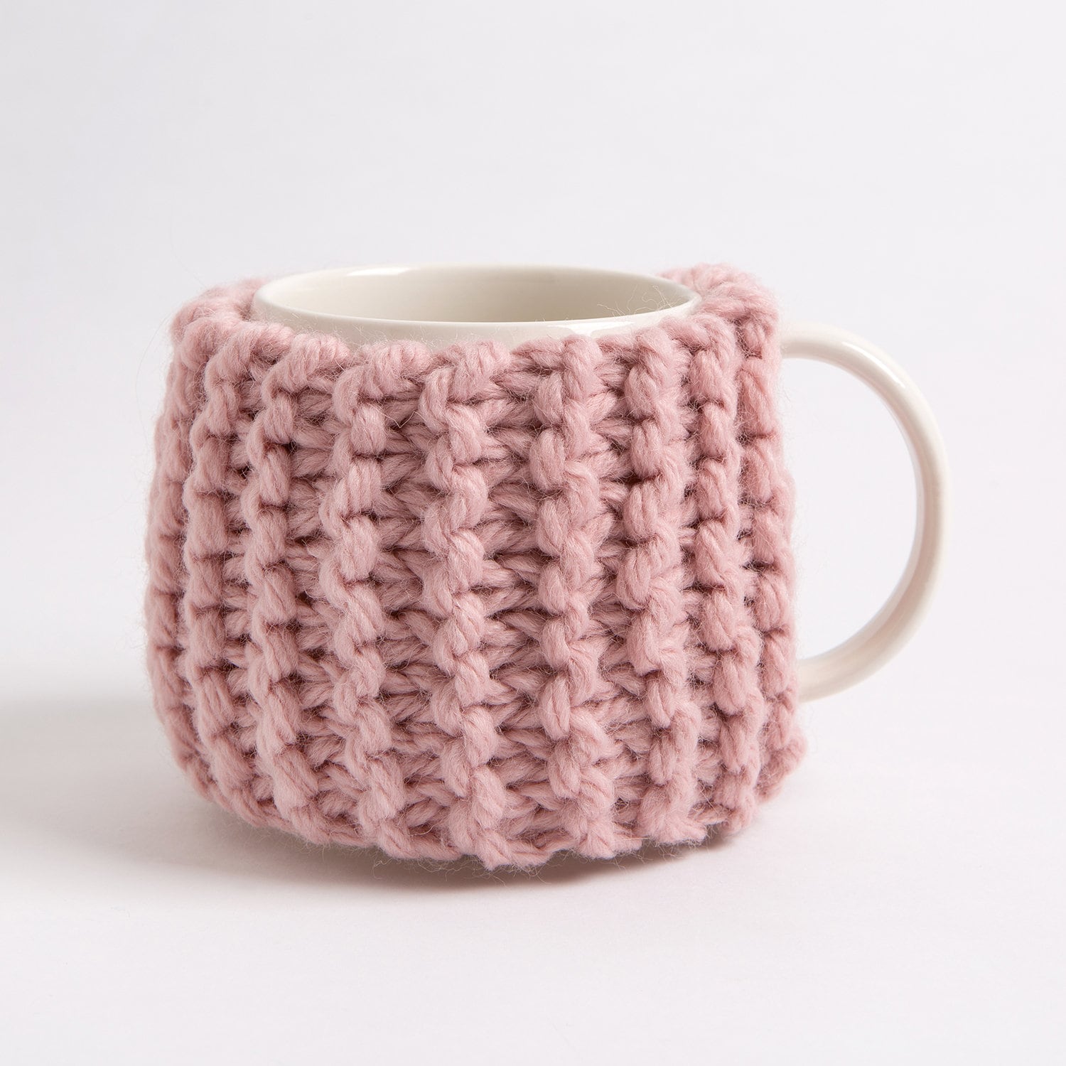 Beginner Cup Cosy Knitting Kit | Mug Warmer Knitted Kit | Pattern by ...