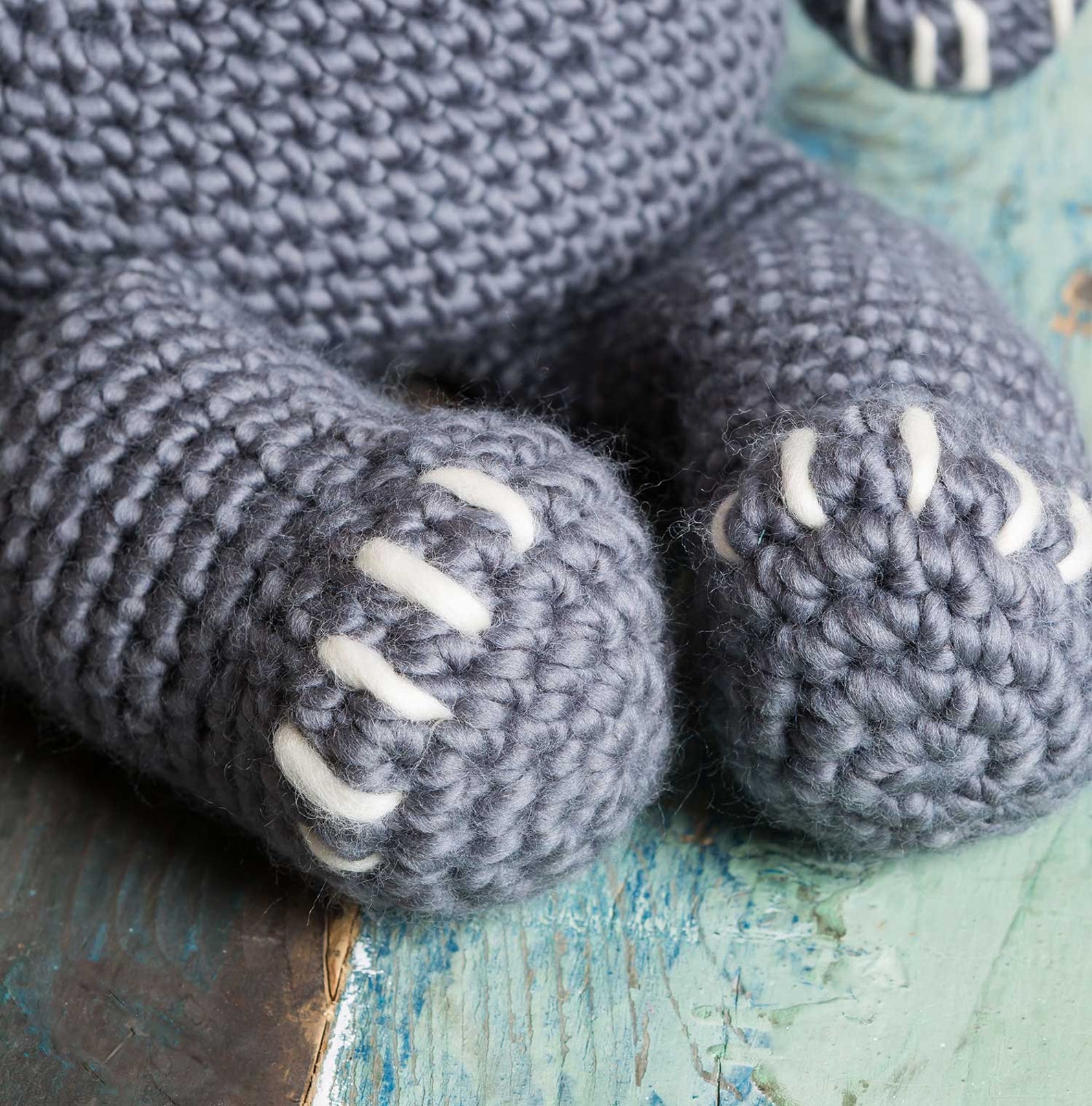 Badger Crochet Kit. Amigurumi Giant Chunky Crochet Kit. Merino | Etsy