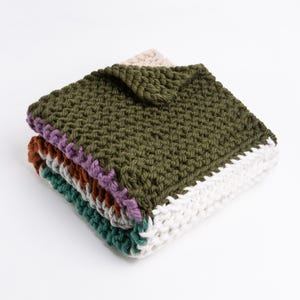 Chunky Check Blanket Beginners Knitting Kit - Etsy