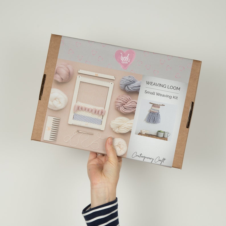 Weaving Loom Kit. Small Rectangular Lap Loom. Learn to Frame - Etsy