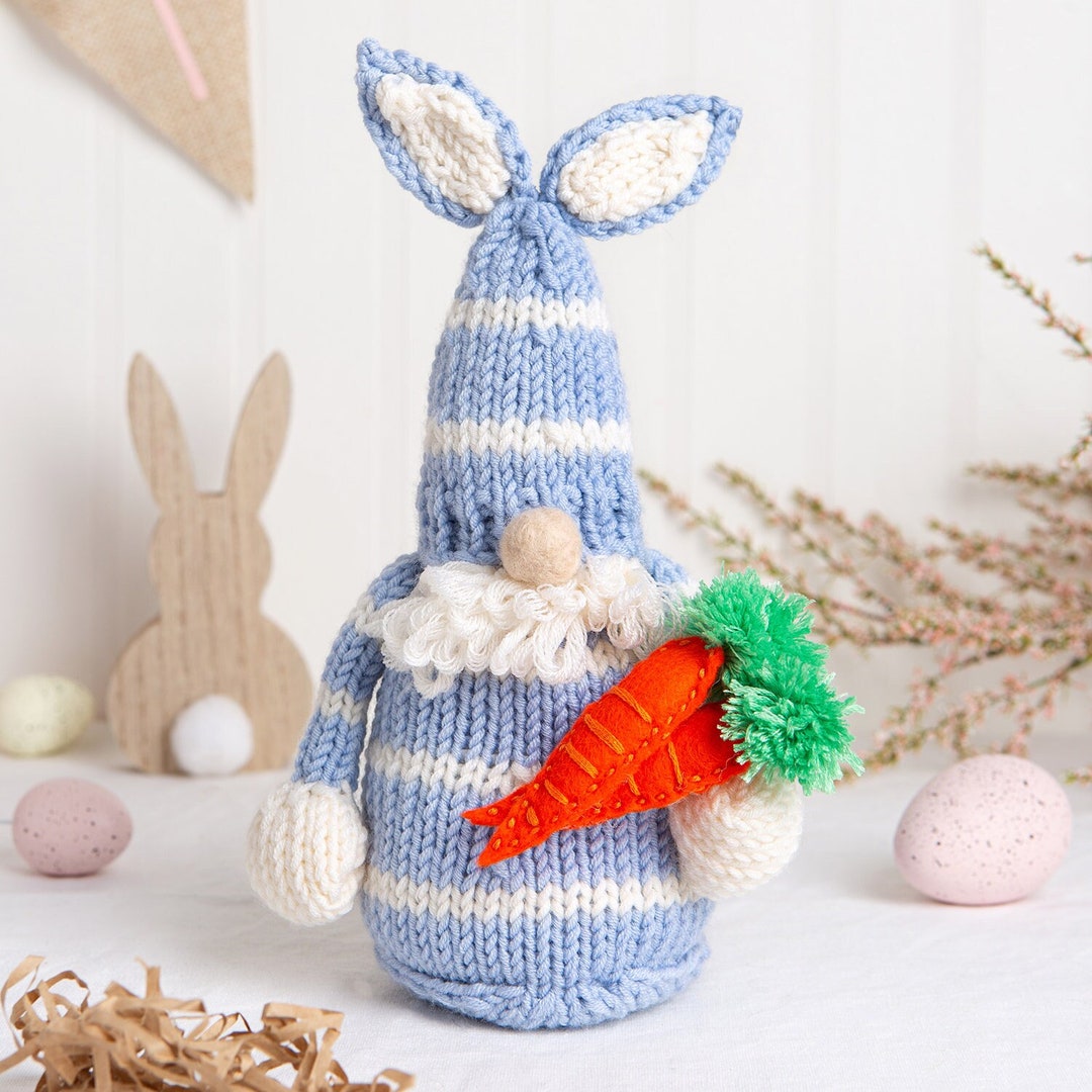 Easter Gonk Knitting Kit | Merino Easy Knitting Kit | Spring Gnome ...