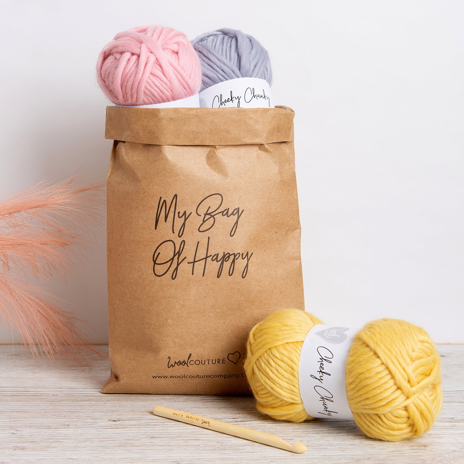 Bee Cushion Cover Easy Knitting Kit | Bumble Bee Homeware Gift | DIY ...