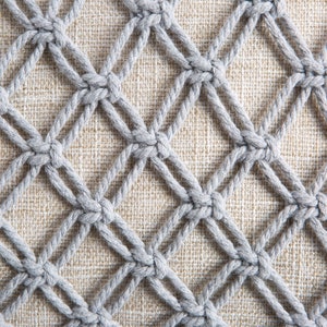 Macrame Cushion Cover DIY. Make Your Own Cushion Intermediate Levels ...