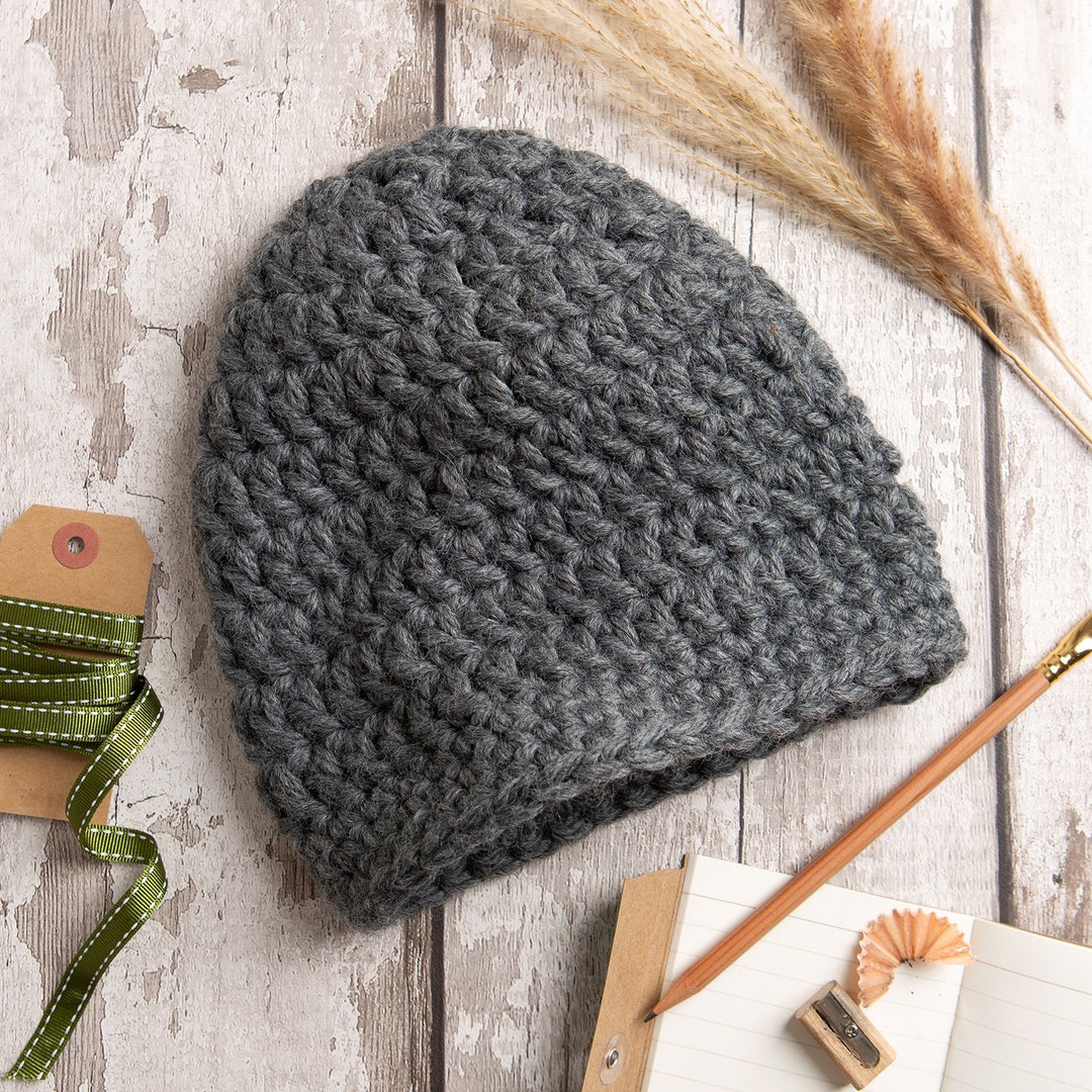 Easy Hat Crochet Kit. Hat Crochet Kit. Winter Hat. Simple Crochet Kit ...