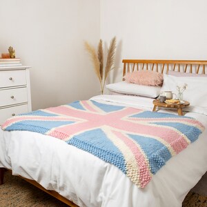 Union Jack Blanket Knitting Kit | Intermediate Throw | British Flag ...