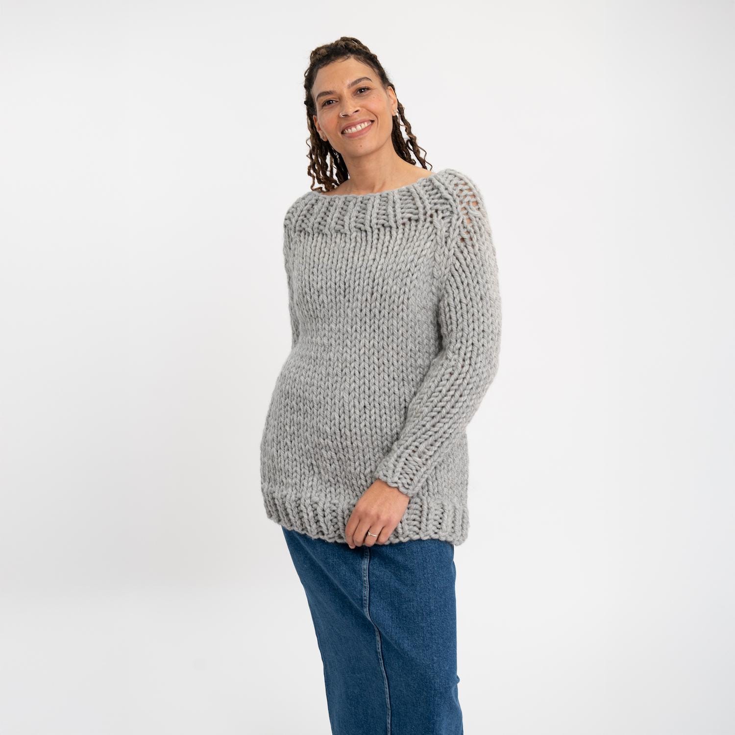Long Jumper Knitting Kit - Etsy UK