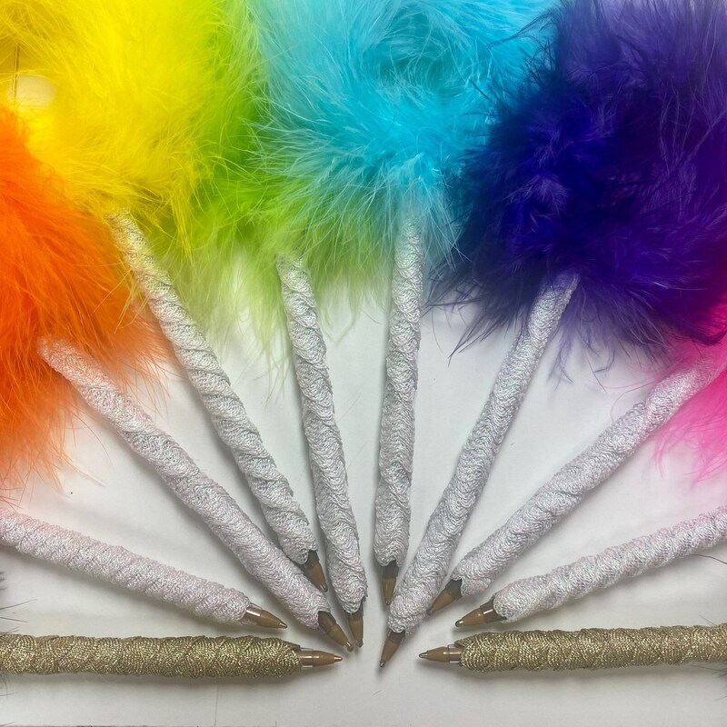 Fluffy Pens - Etsy