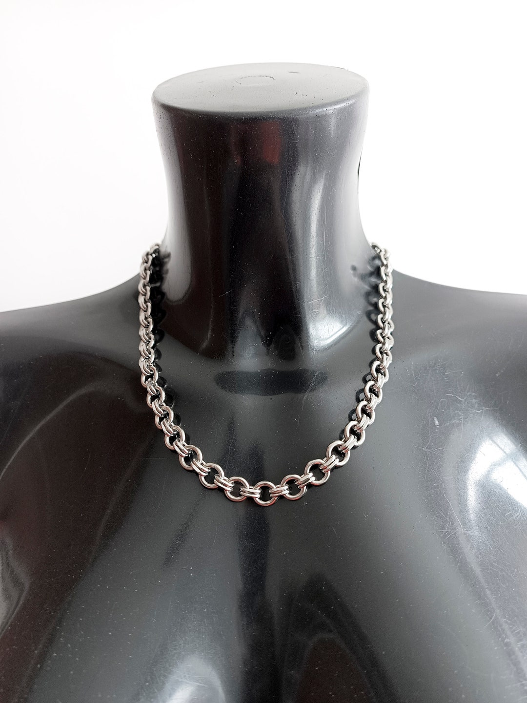 Chunky Chain Curb Chain Rollo Chain Necklace Biker Chain - Etsy
