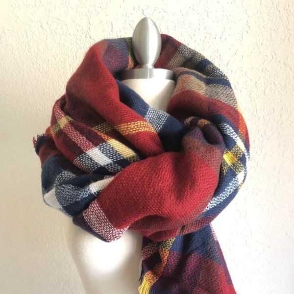 Blanket Scarf - Etsy