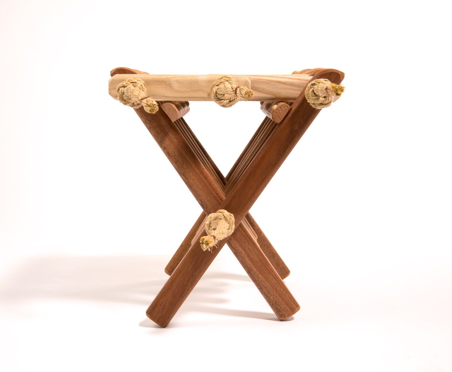 Pioneer Ash-top Folding Hassock Table/stool/foot Rest/ottoman/folding ...