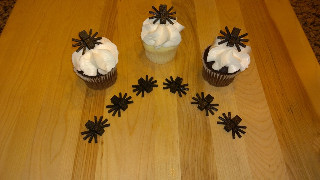 Minecraft Inspired MC Spiders Cup Cake Toppers - Etsy