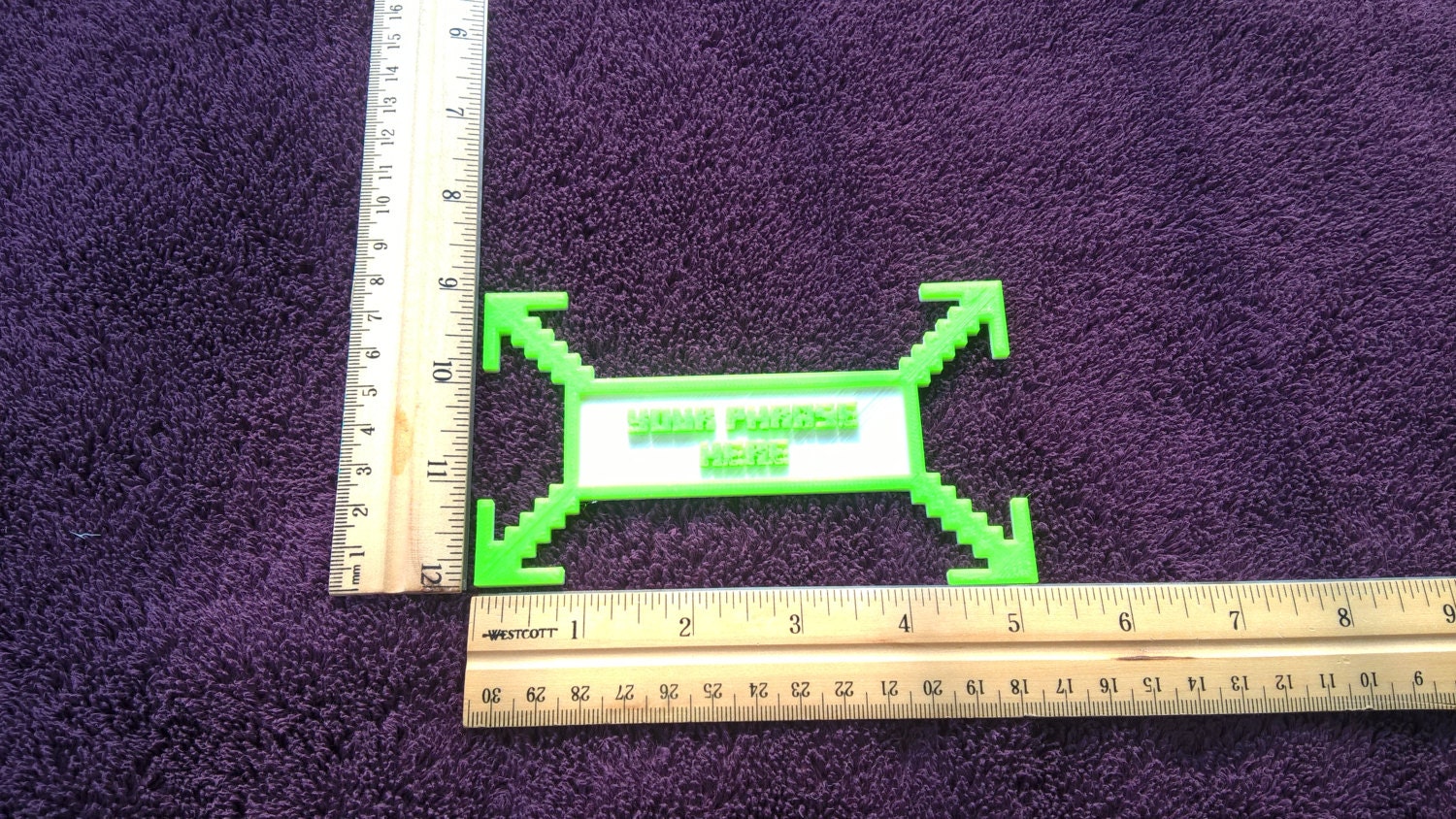 Minecraft Inspired MC Custom Nameplate | Etsy