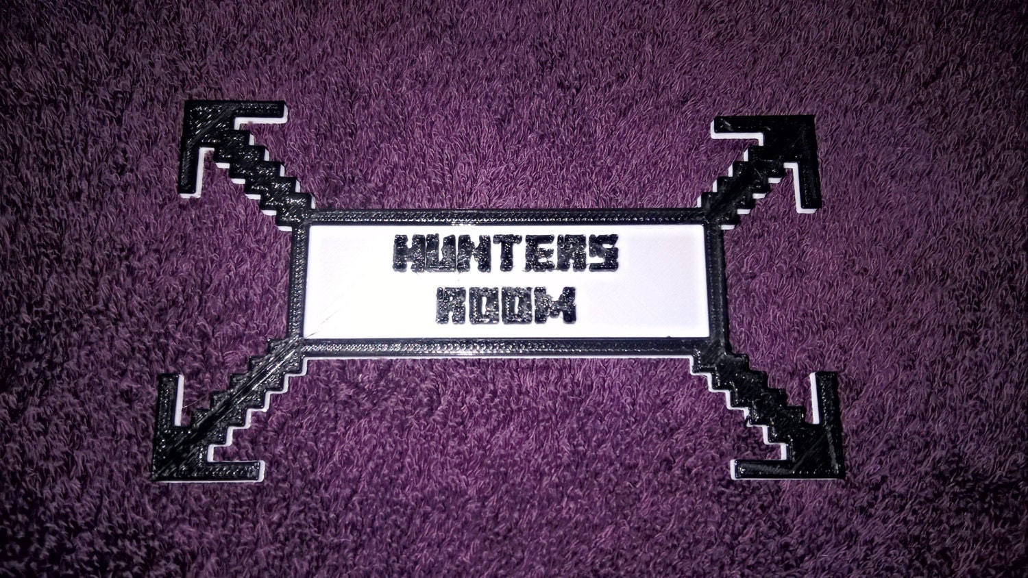Minecraft Inspired MC Custom Nameplate | Etsy