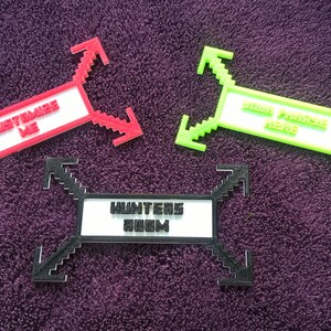 Minecraft Inspired MC Custom Nameplate - Etsy