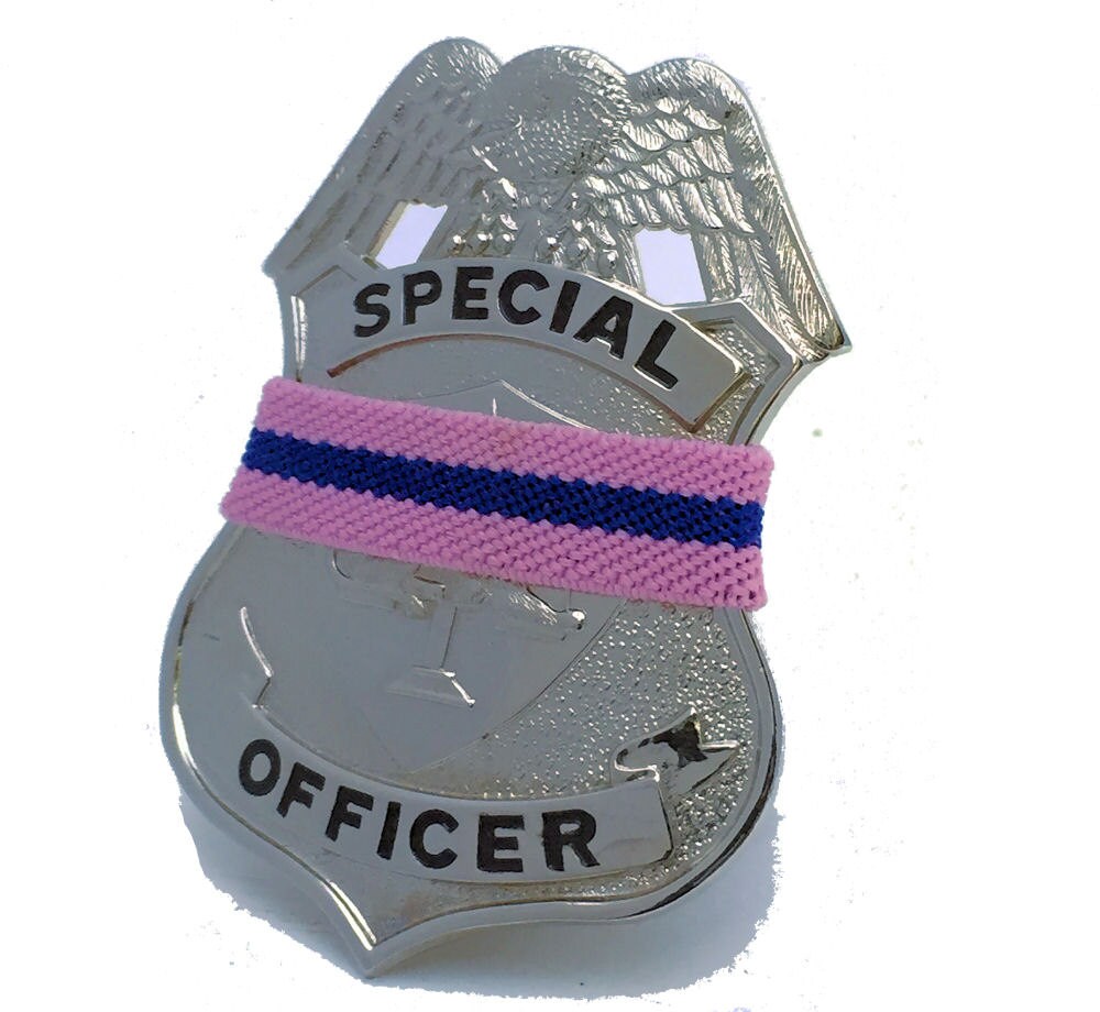 Pink Thin Blue Line Cancer Awareness Mourning Bands - Etsy