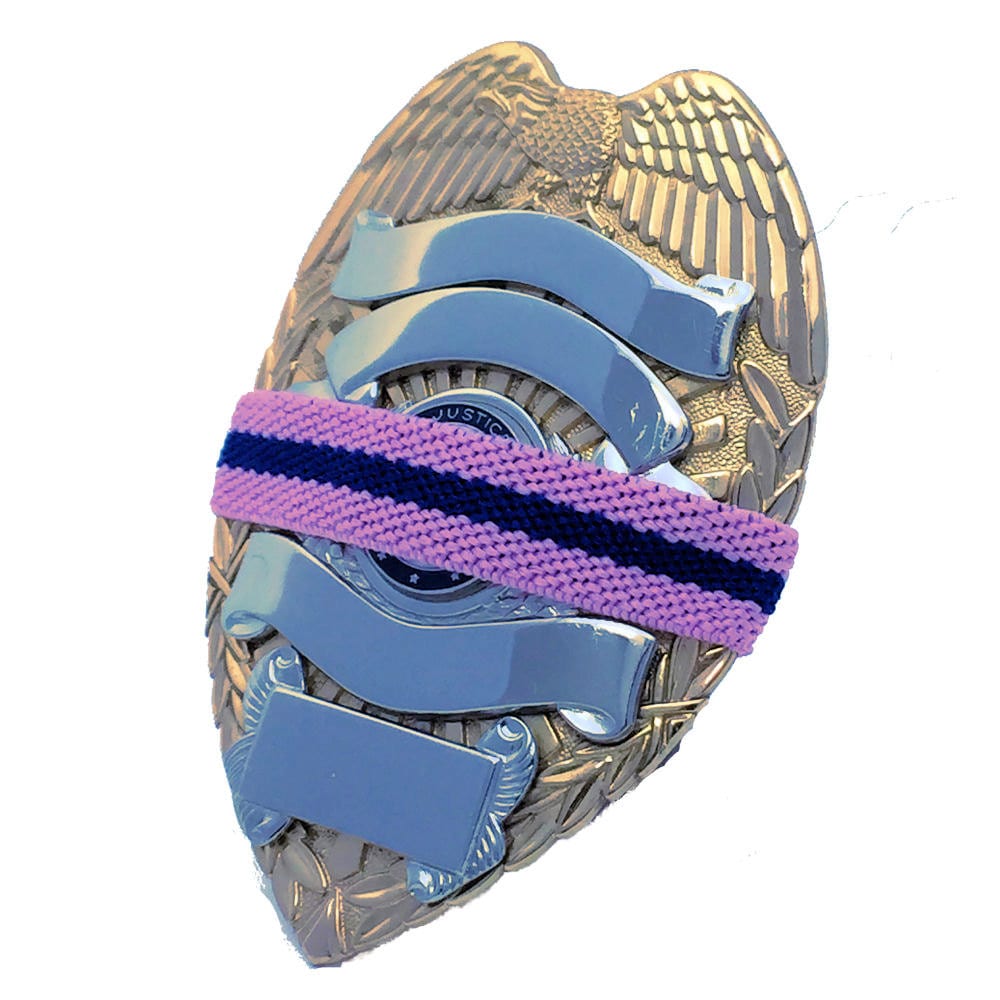 Pink Thin Blue Line Cancer Awareness Mourning Bands - Etsy