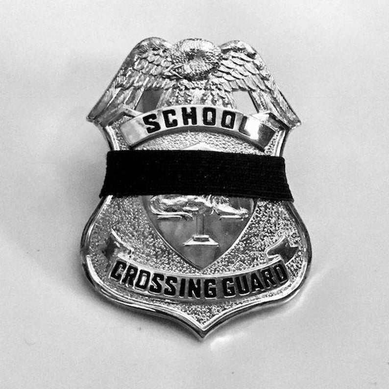 School Crossing Guard Keepsake Badge Knick Knack Paperweight - Etsy