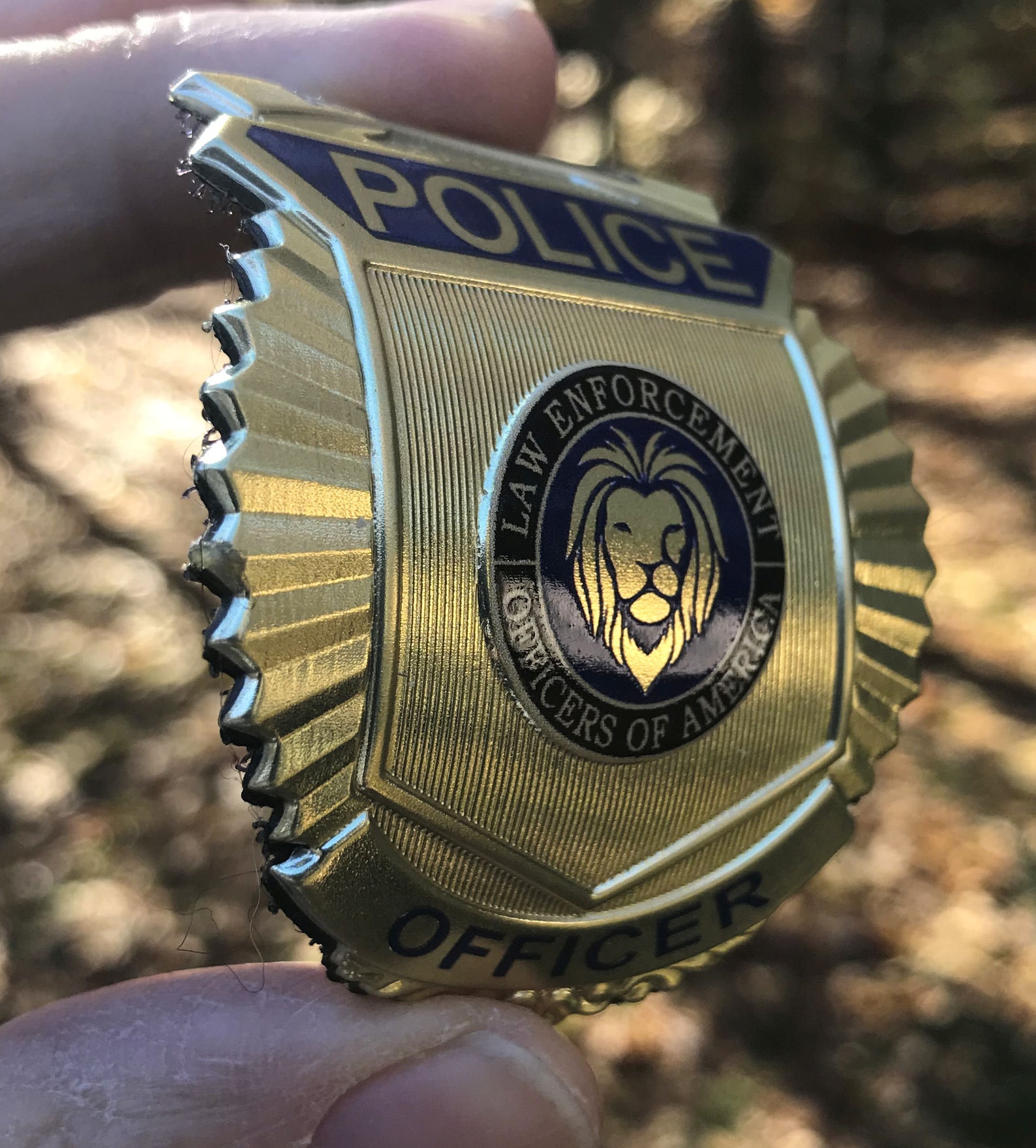 Flexbadge Retired Police Officer Badge With Law Enforcement Officers of ...