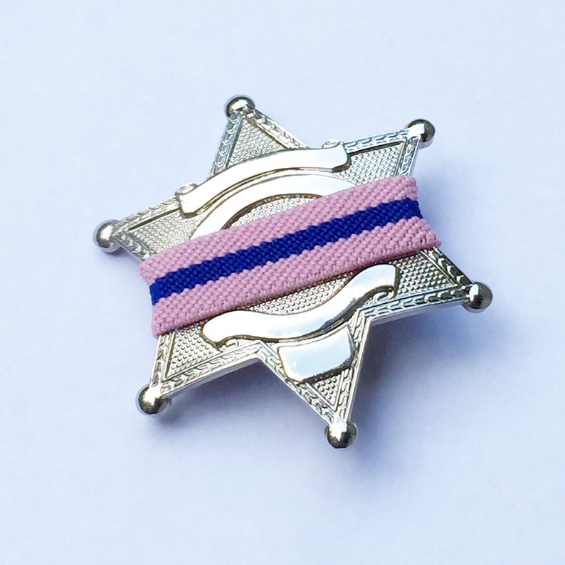 Pink Thin Blue Line Cancer Awareness Mourning Bands - Etsy