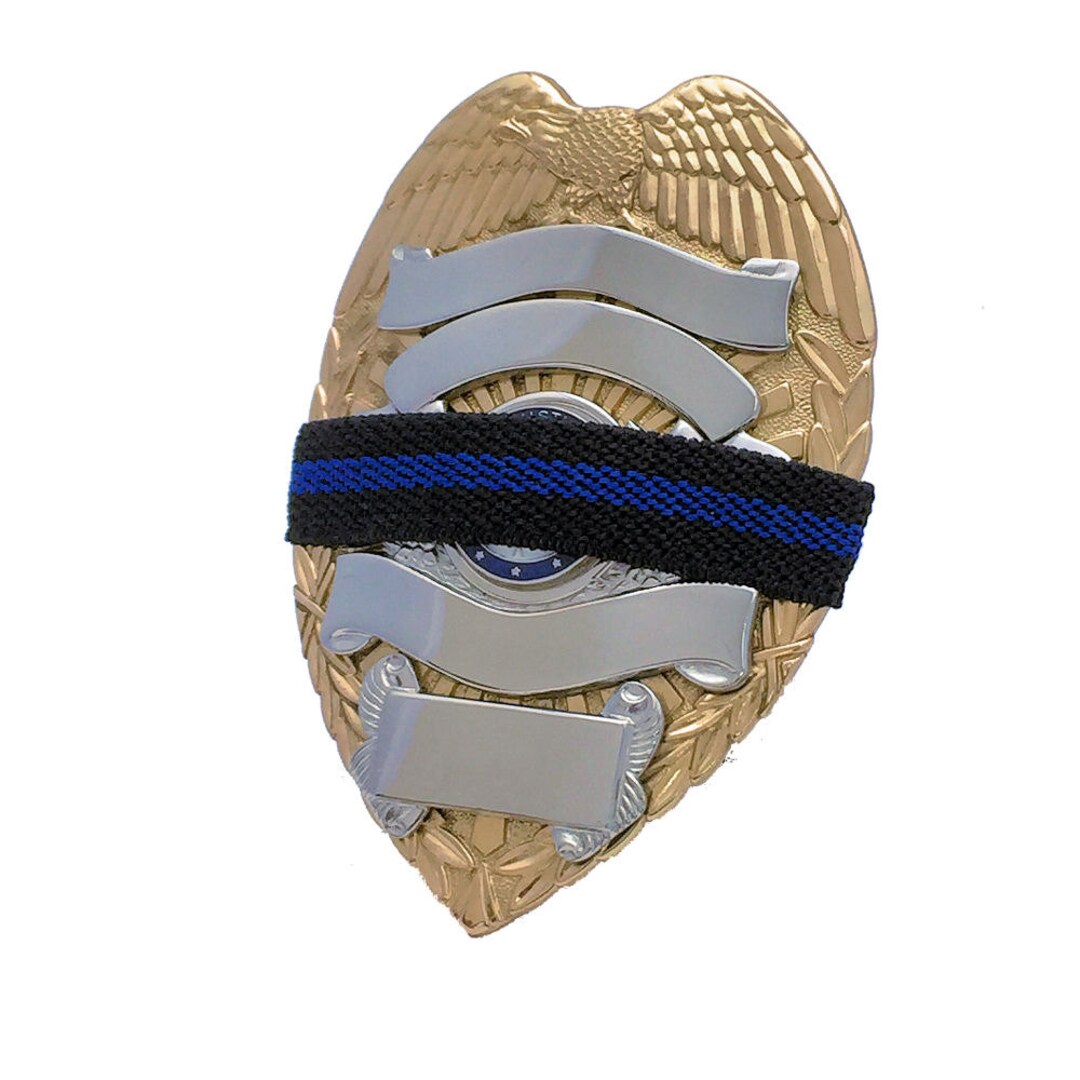 Thin Blue Line Mourning Dozen Bands 1/2" BL050-12 - Etsy