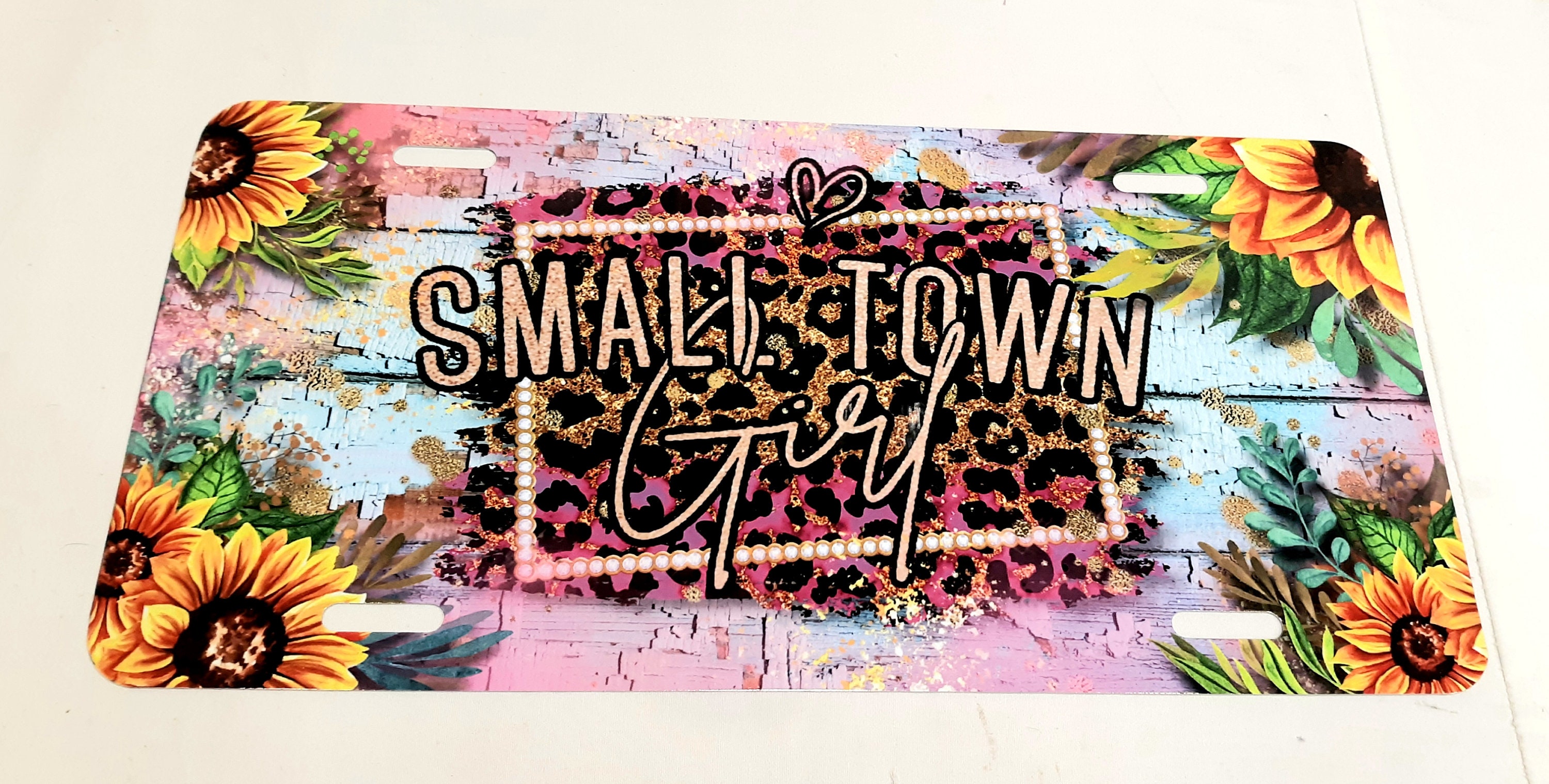Small Town Girl License Plate, Country Girl Car Accessories, Country ...