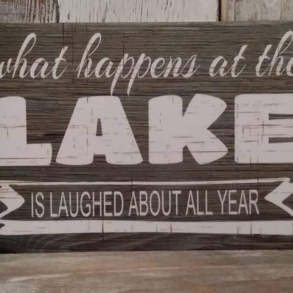 Funny Lake Signs - Etsy