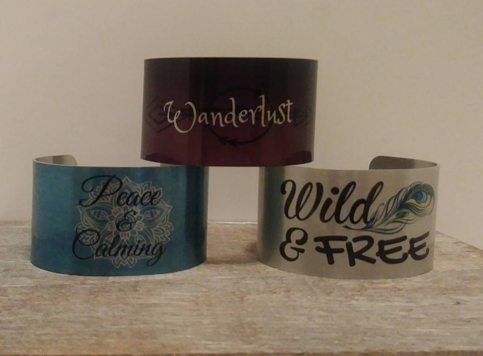 Wild and Free Cuff Bracelet Boho Gypsy Cuff Bracelet for - Etsy