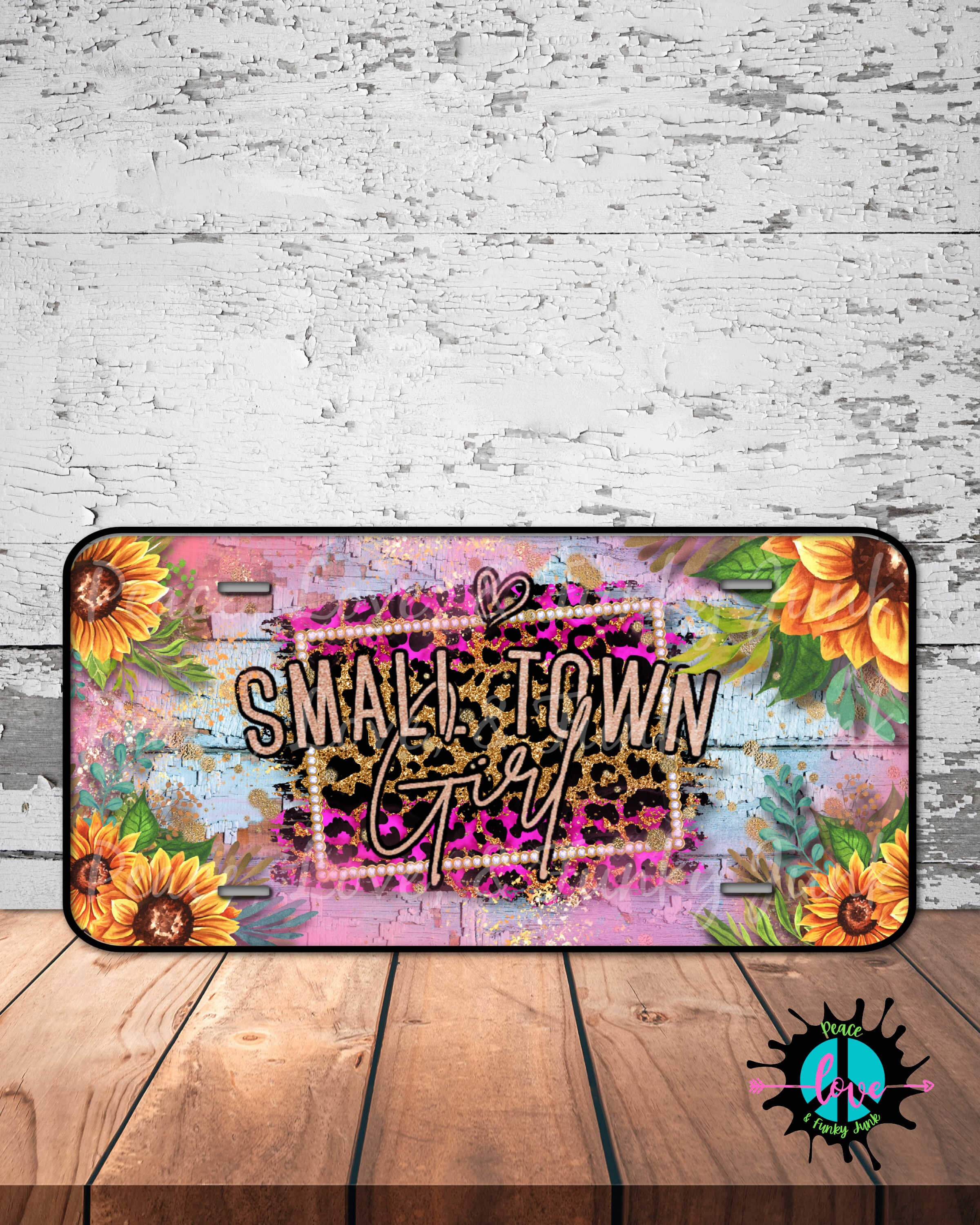 Small Town Girl License Plate, Country Girl Car Accessories, Country ...