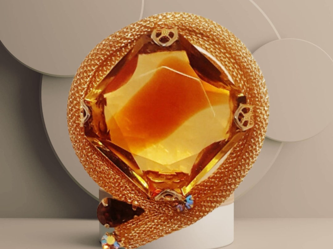 Vintage Rare 1930s Art Deco Elsa Schiaparelli Unsigned Gold Mesh ...