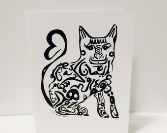 Lion Card Arabic Calligraphy Original Any Occasion Set blank | Etsy