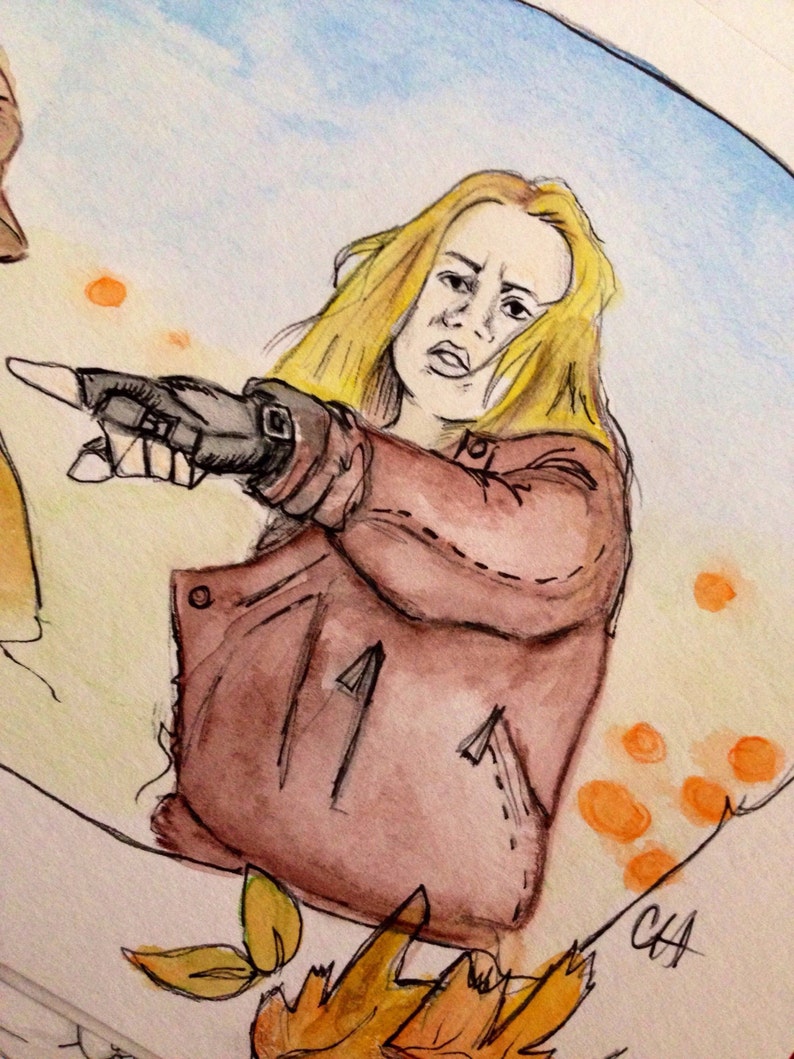 Hocus Pocus Bullies 7"x10" Watercolor - Etsy