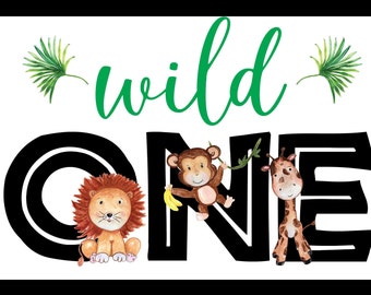 Wild One Svg | Etsy