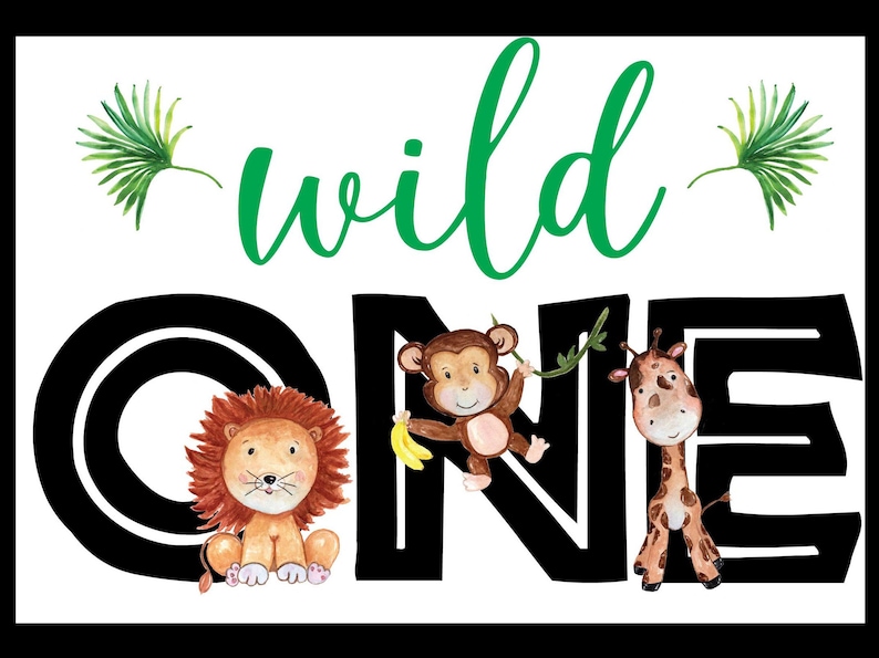 Wild One Birthday Png Instant Dowload for Vinyl Transfer - Etsy