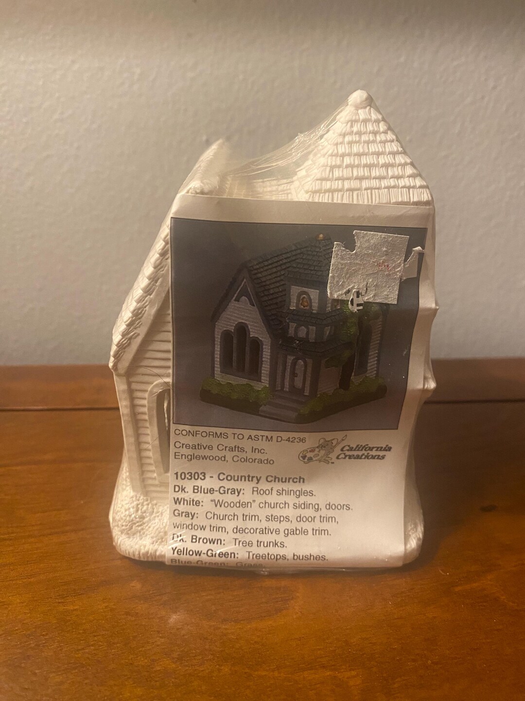 California Creations COUNTRY CHURCH 10303 Creative Crafts Ready to ...