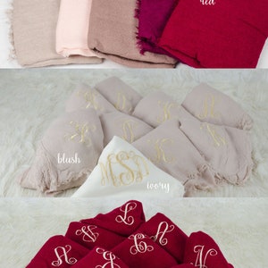 Personalized Bridesmaid Shawls Winter Wedding Shawl | Etsy