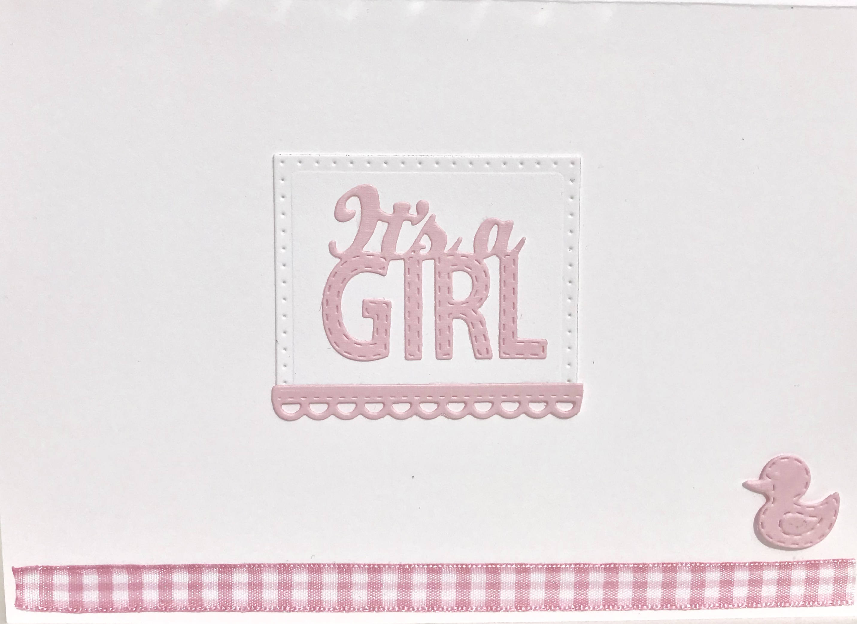 3D New Baby Girl Card Unique Handmade Baby Card Hand Made - Etsy Canada