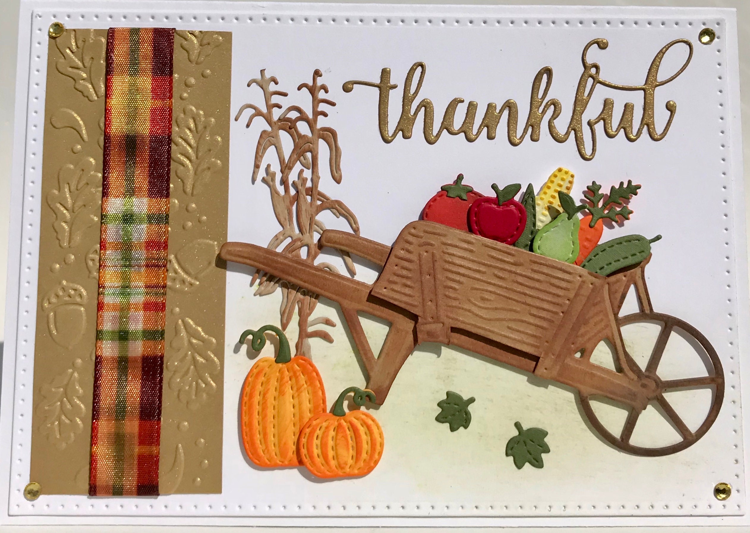 Handmade 3D Thanksgiving Card Unique Hand Made All Occasion - Etsy Denmark