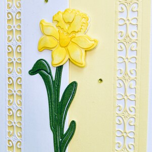 3D Daffodil All Occasion Card, Handmade Luxury Card,personalized Card ...