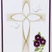 3D Religious String Art Cross Card, Sympathy 3D Embroidered Card ...