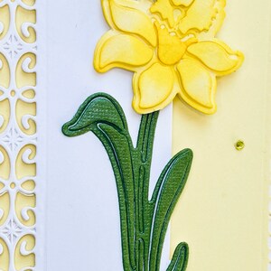 3D Daffodil All Occasion Card, Handmade Luxury Card,personalized Card ...