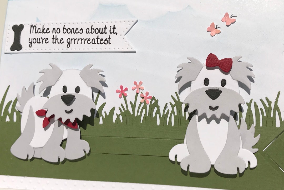 3D Dog Lover Card, Handmade Birthday Card, Personalized Card, Unique ...