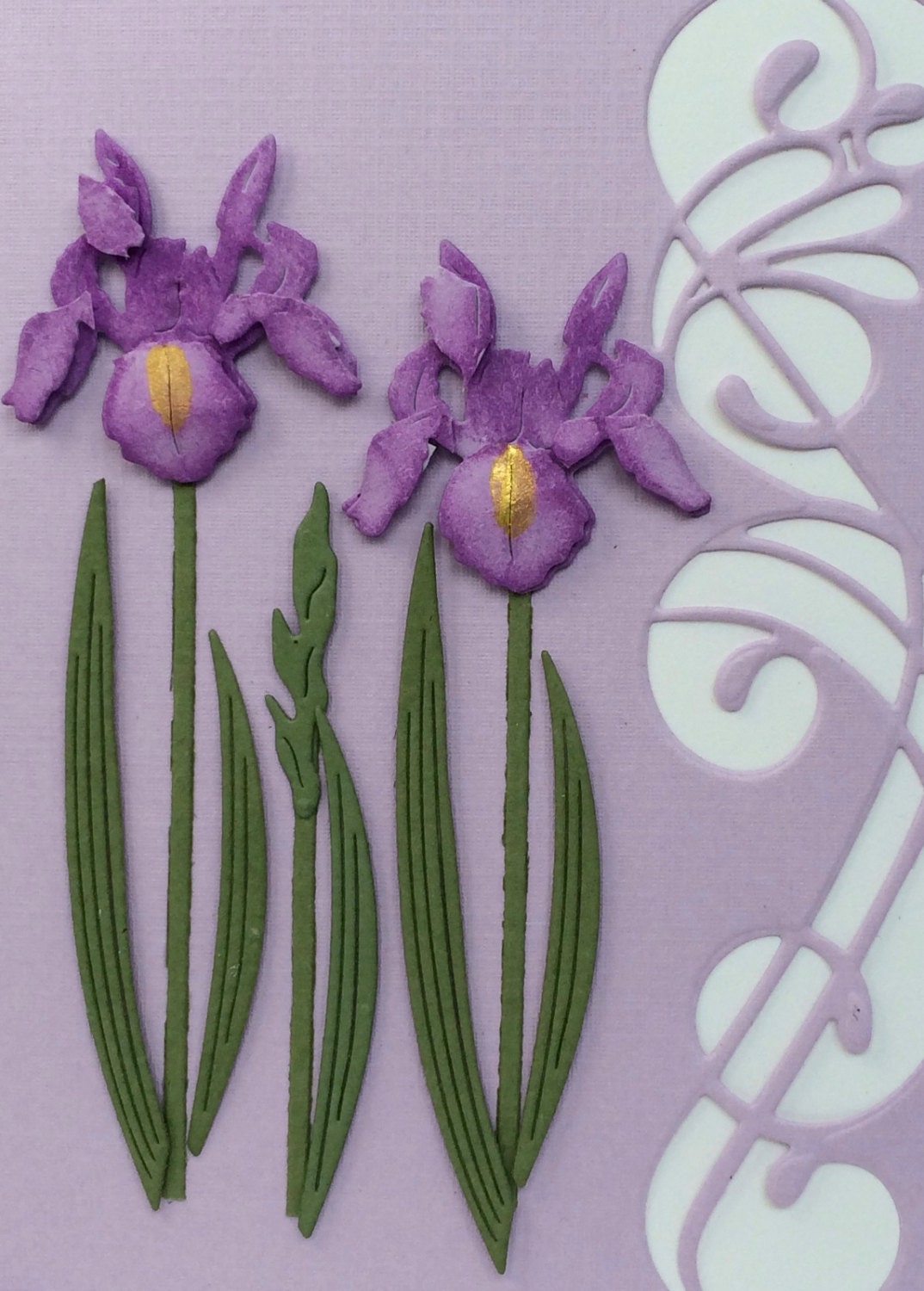 All Occasion 3D Iris Card Handmade Card Birthday Card Get - Etsy