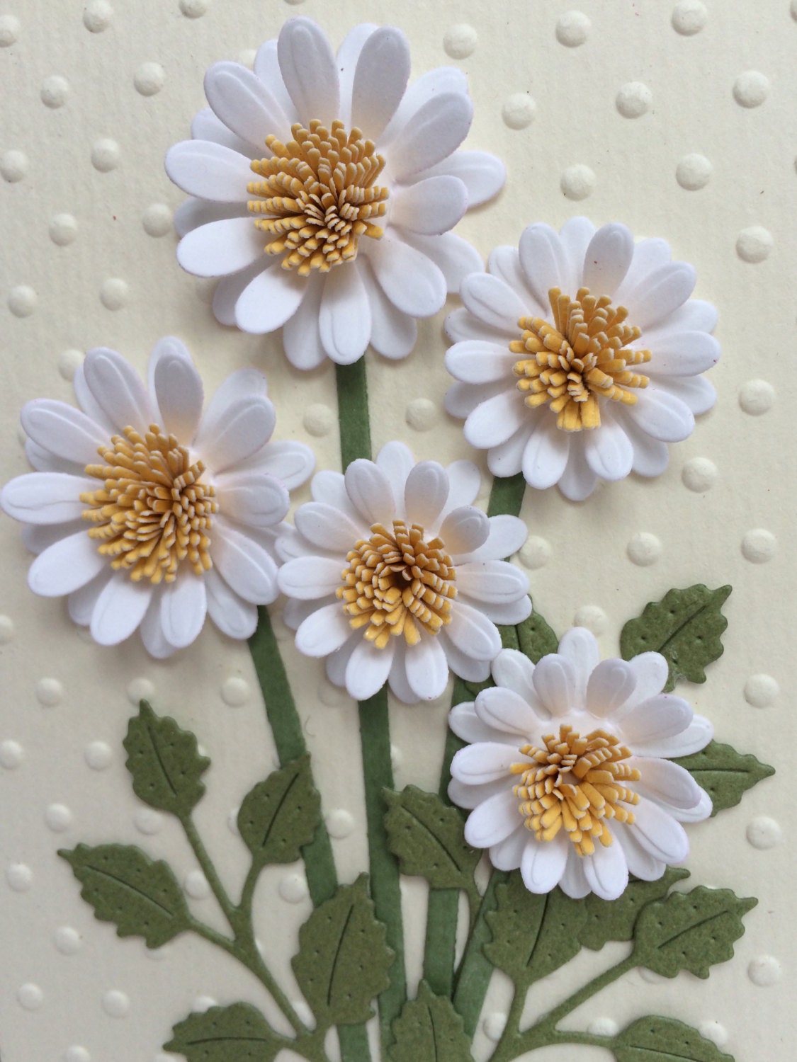 All Occasion 3D Daisy Card Handmade Card Birthday Card Get - Etsy