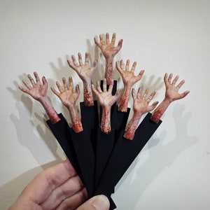 Zombie Hand Bookmark - Etsy