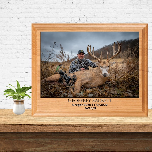 Personalized Hunting Picture Frames - Etsy