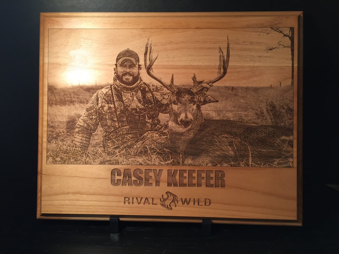 Personalized Laser Engraved Hunting Photo Onto Plaque hunting Pictures ...