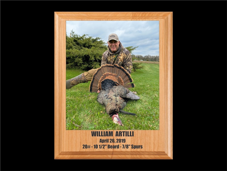 Personalized Laser Engraved Hunting Photo Onto Plaque hunting - Etsy
